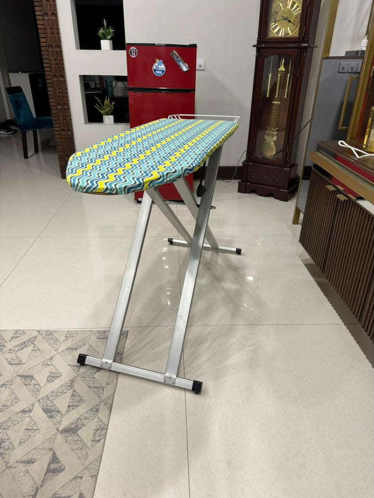 Lisbon Ironing Stand with Aluminium Legs - Multi Height Control Techno ...