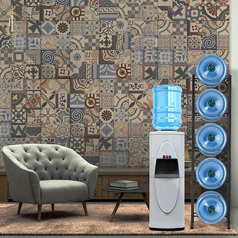 5 Tier 19 Litre Water Bottle Holder | Durable, Space-Saving Water ...