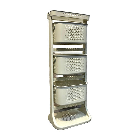 Multi-Purpose 3-Tier Storage Basket: A Space-Saving Solution for Your ...